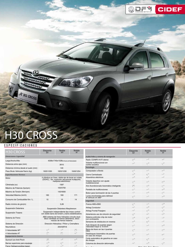 DFM h30 Cross | PDF | Airbag | Direccion