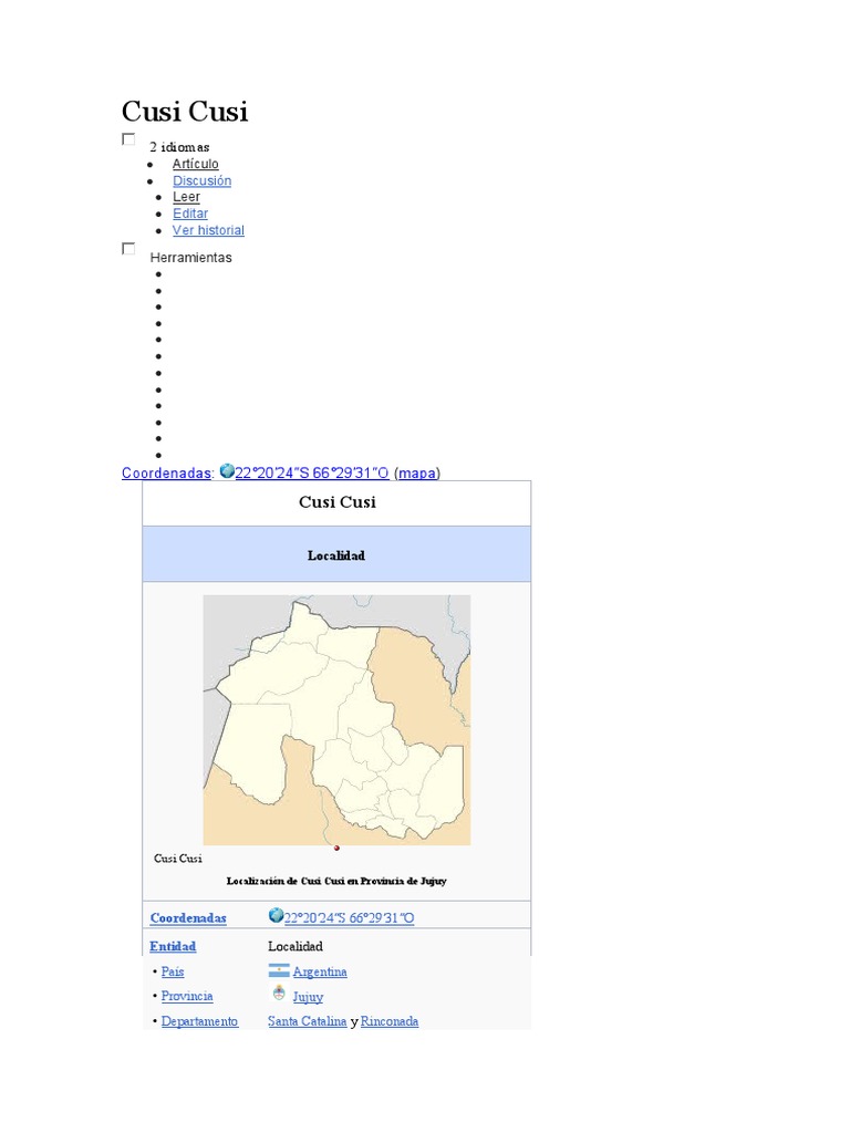 Ccusi Cusi | PDF