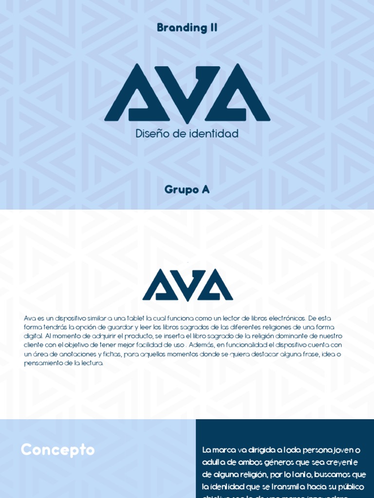 AVA BRAND DESIGN - GRUPO A | PDF