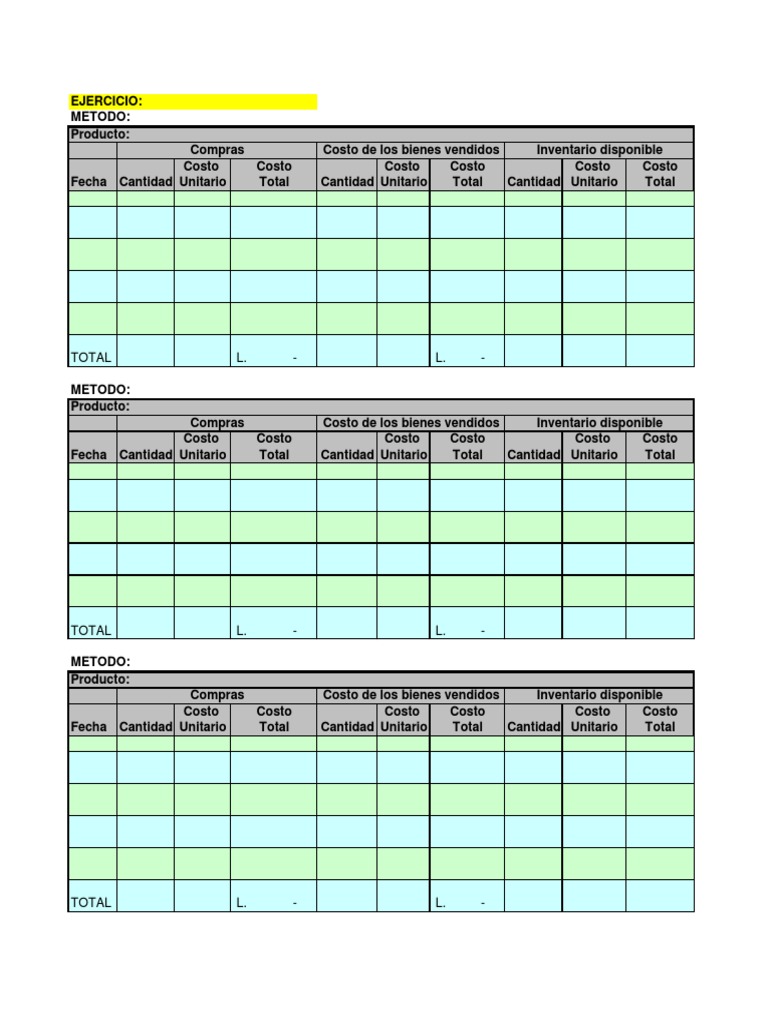 Auxiliar de Inventario | PDF