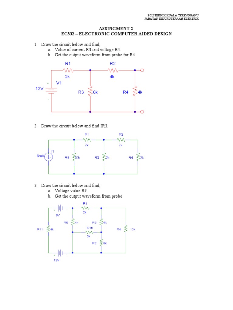 Tugasan 2 Ec302 Ecad | PDF | Science & Mathematics | Computers