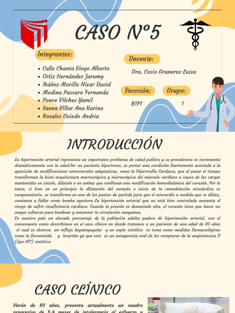 CASO CLINICO NRo 5 INSUFICIENCIA CARDÍACA | PDF | Insuficiencia ... CASO CLINICO NRo 5 INSUFICIENCIA CARDÍACA | PDF | Insuficiencia ...
