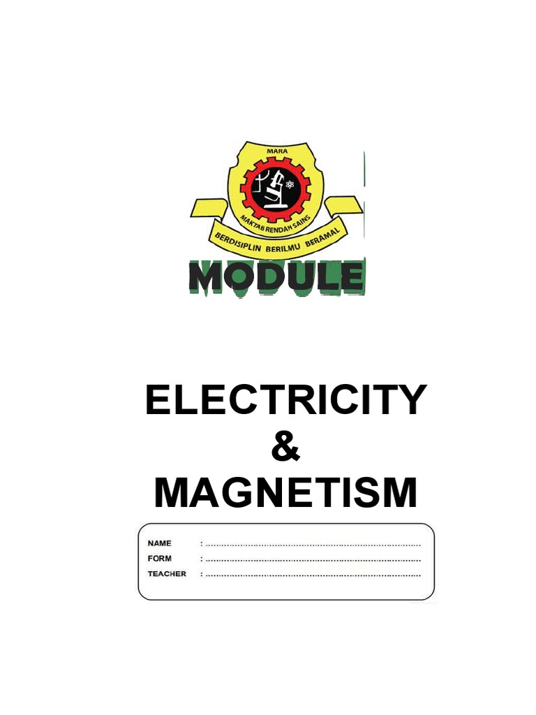 F2 Physics Electricity & Magnetism Students | PDF | Electricity | Voltage
