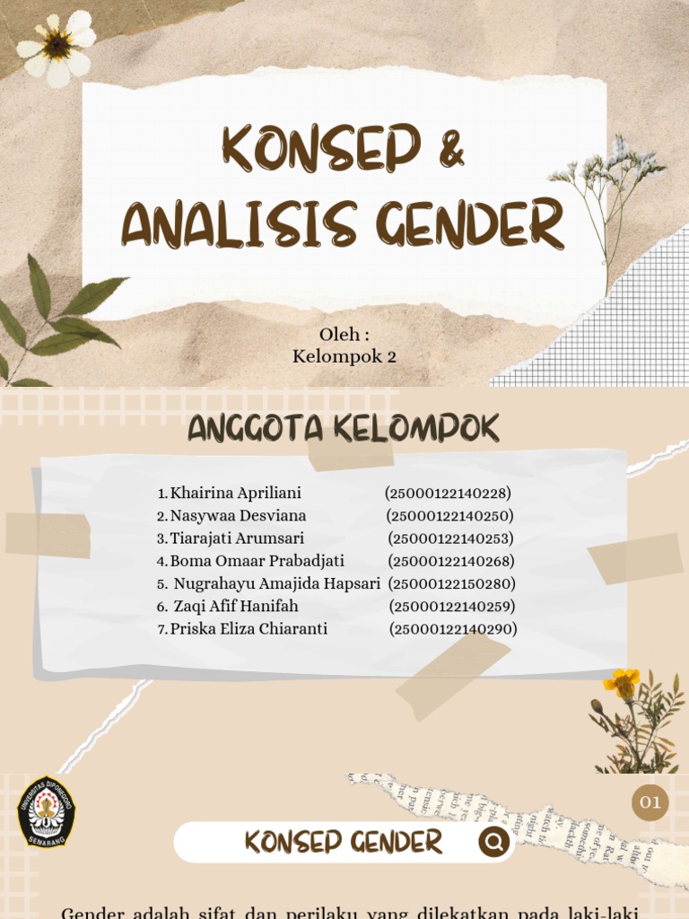 Kelompok 2 - Konsep Dan Analisis Gender | PDF Kelompok 2 - Konsep Dan Analisis Gender | PDF