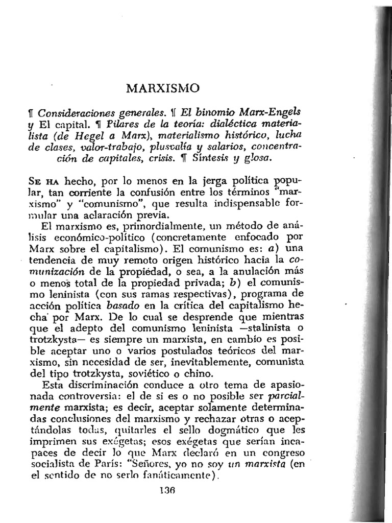 Fundamentos del Marxismo y su Teoría | PDF | marxismo | Karl Marx