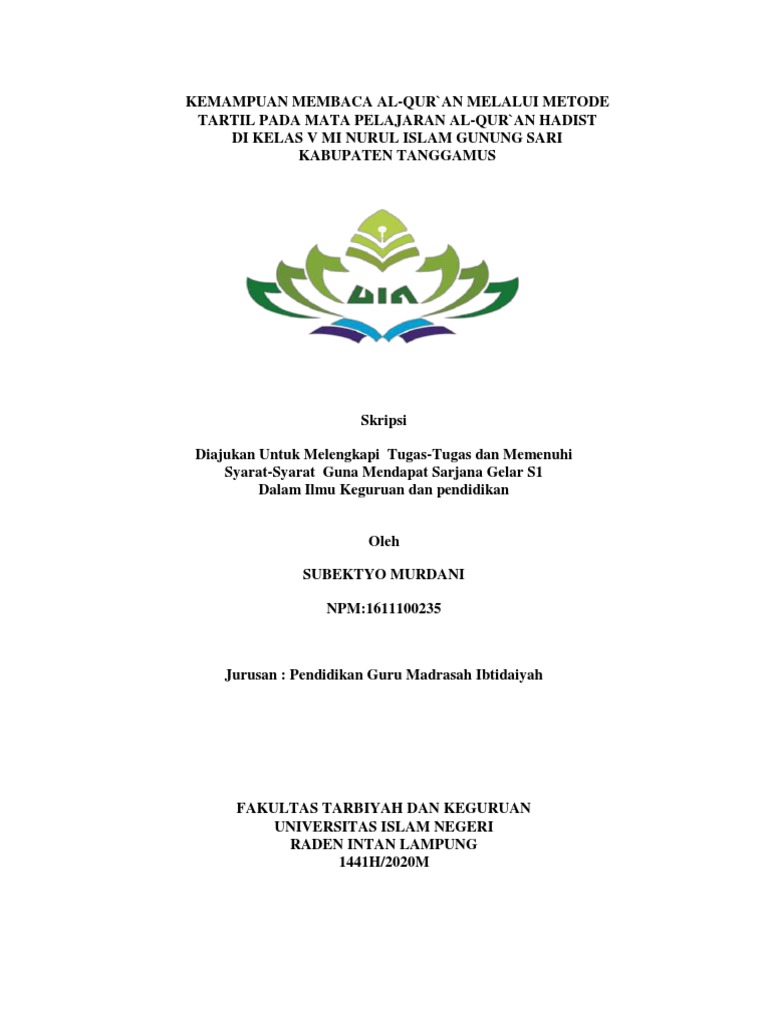 skripsi cover-bab2 | PDF