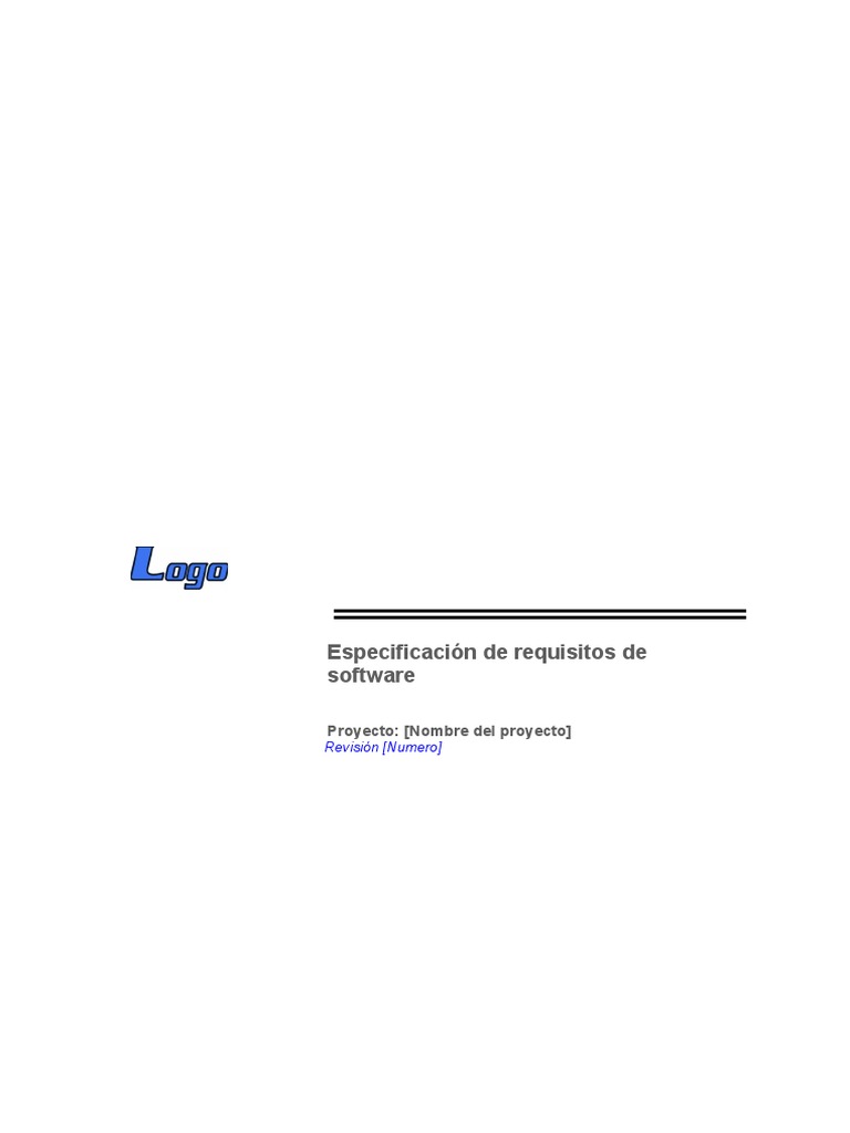 02-Documento Especificación de Requisitos IEEE830 | PDF | Software ...