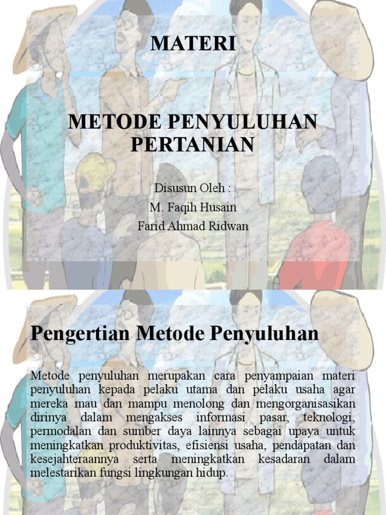K4 - Metode Penyuluhan Pertanian | PDF