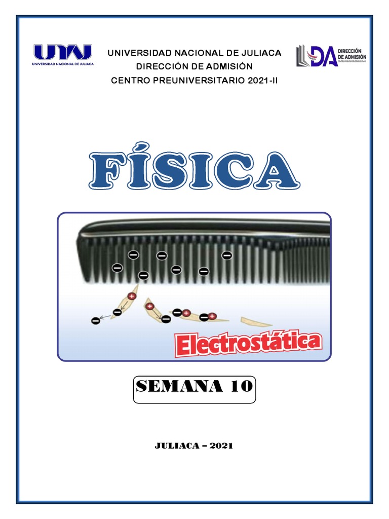 Semana 10 - Fisica | PDF | Electricidad | Electrostática