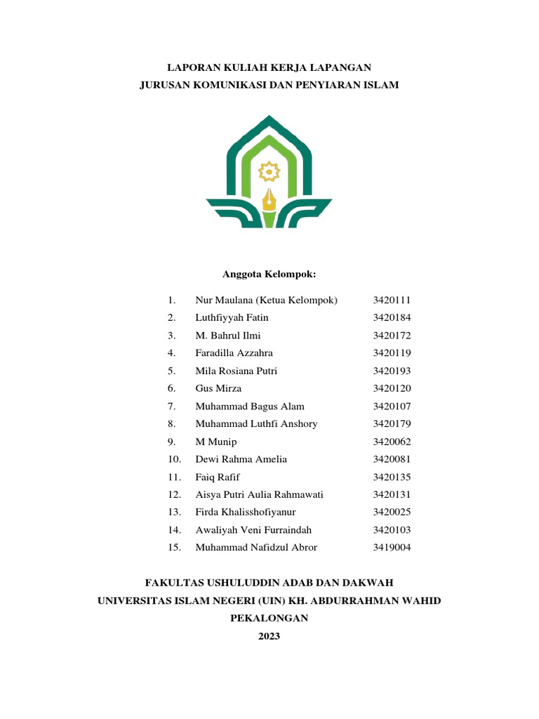 Laporan KKL KPI | PDF