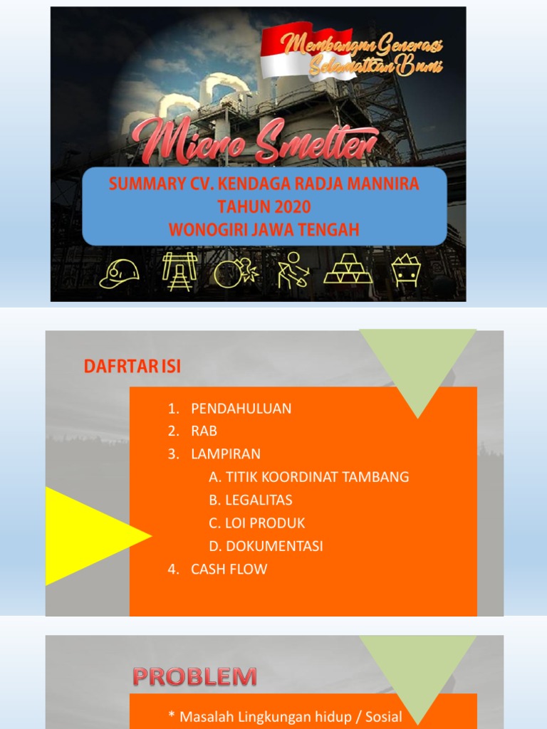 Jilid Proposal Cv. KRM | PDF