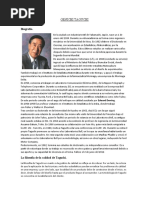 Aportaciones de Genichi Taguchi al Control de Calidad | PDF | Diseño ...