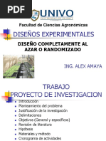 Diseño Completamente Al Azar - Diseños y Análisis Experimentales | PDF ...