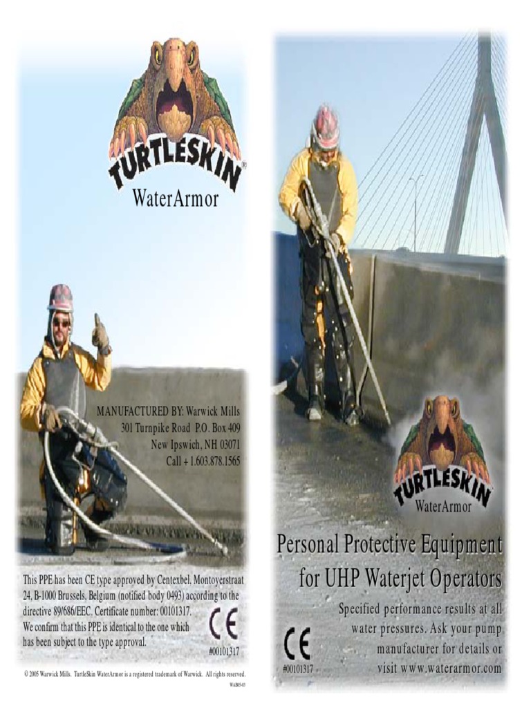 TurtleSkin WaterArmor Brochure | PDF