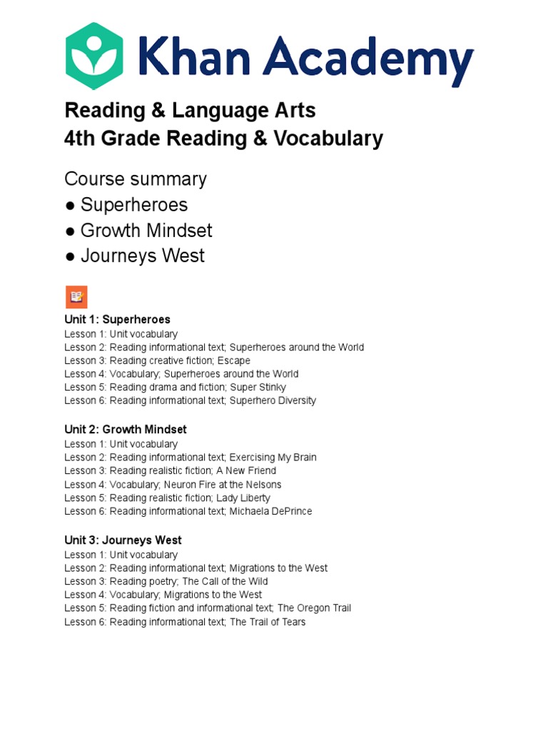 4th Grade Reading: Superheroes Unit | PDF | Memory | Superheroes