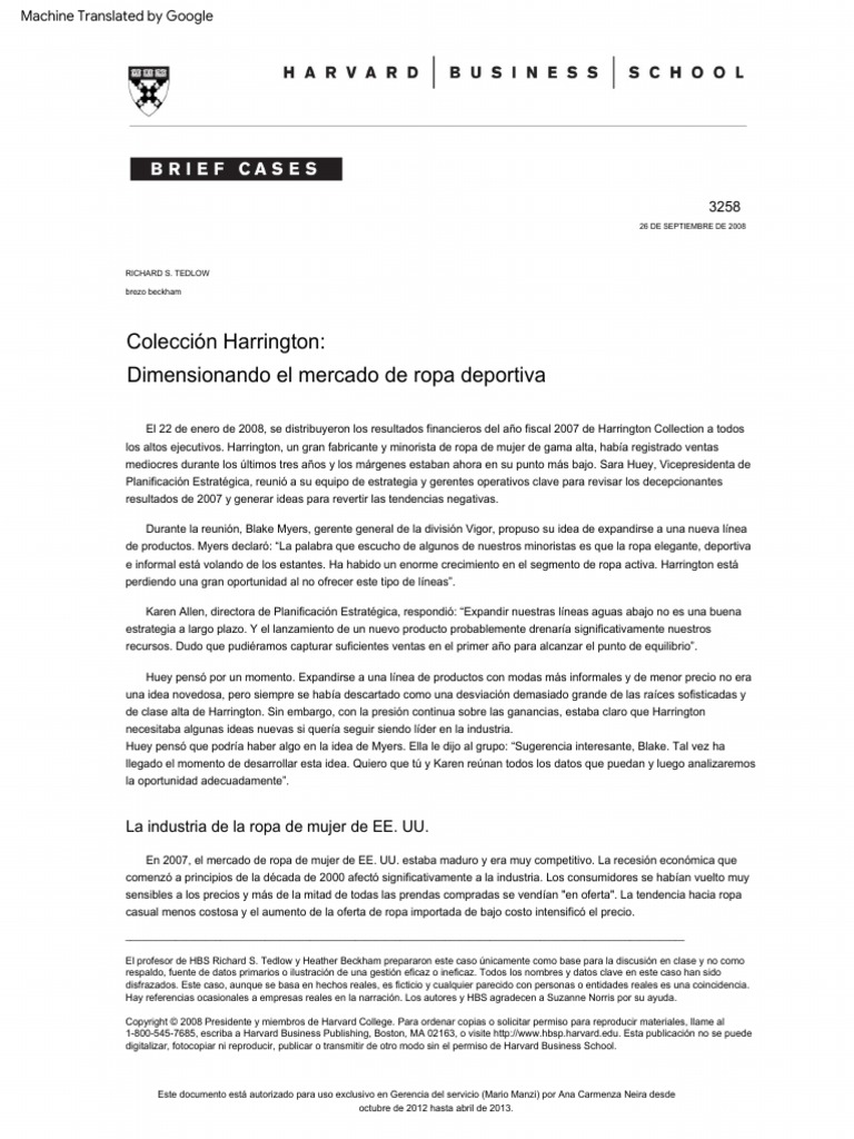 Harrington Collection 1 | PDF