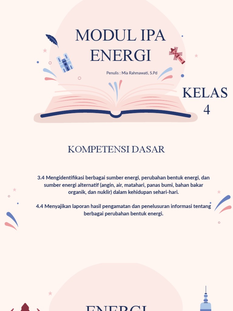 Modul Ipa Kelas 4 Energi | PDF