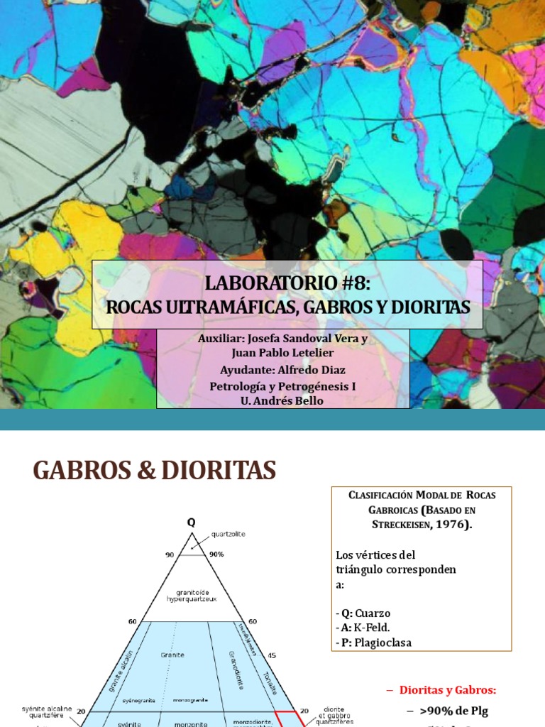 Clase 8 - Peridotitas, Gabros & Dioritas_JS | PDF | Minerales ...