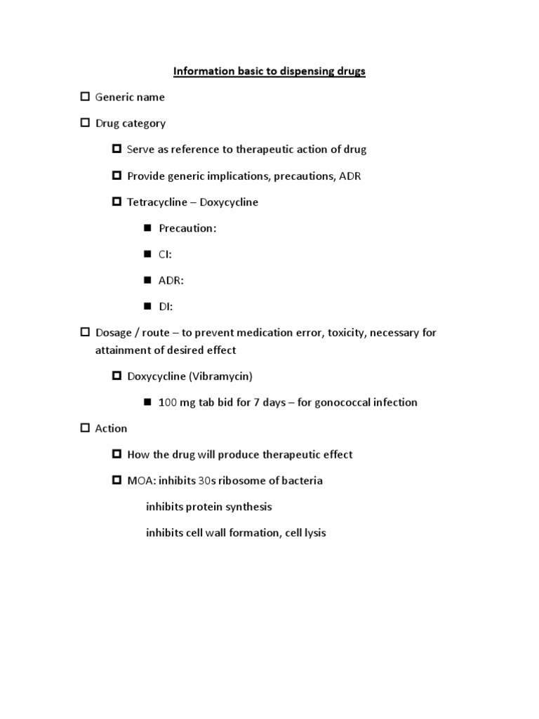 Drug Dispensing Basics and Guidelines | PDF | Wellness
