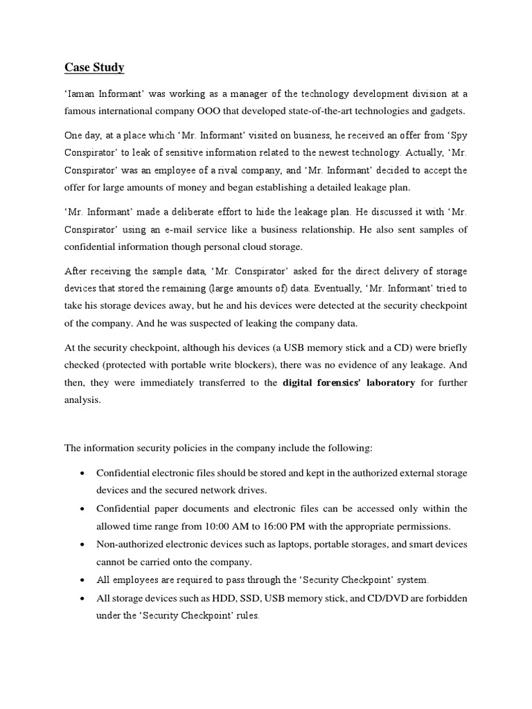 Group Presentations-Case Study | PDF