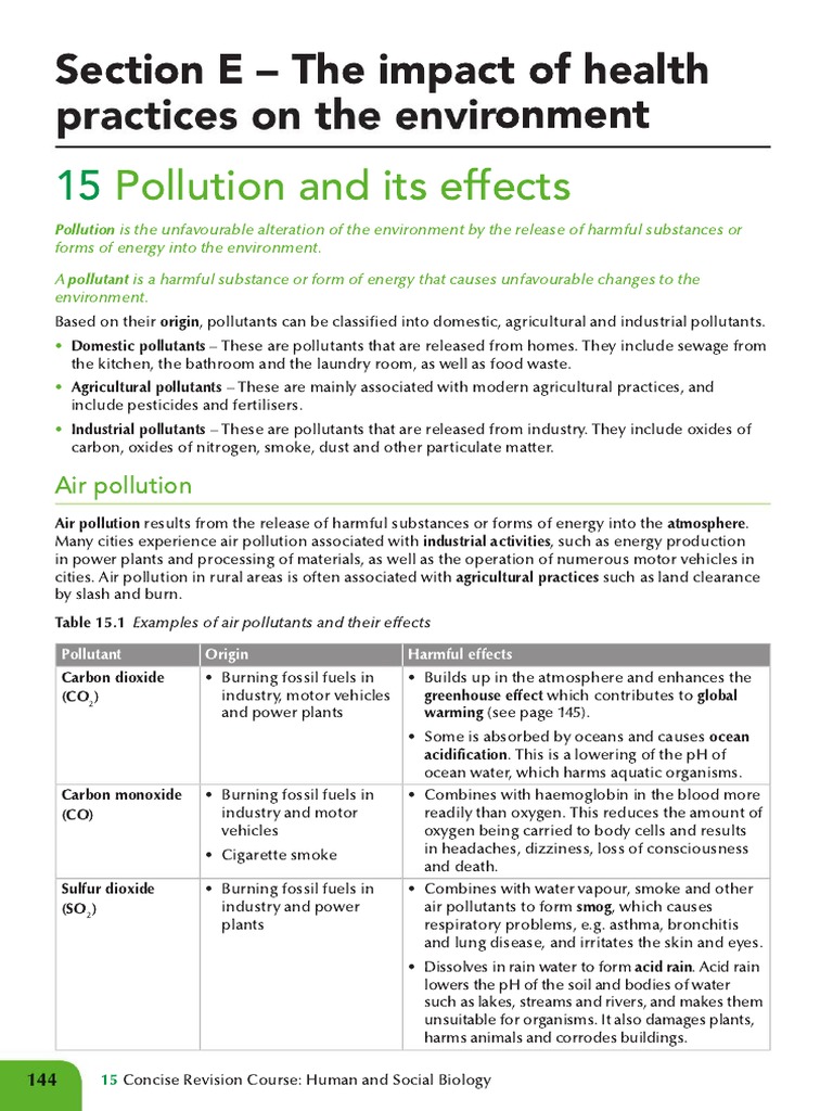 Collins - Concise Revision Course For CSEC Human and Social Biology ...