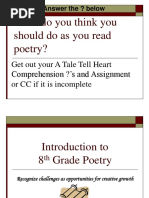 Details of Poems | PDF | Poetry