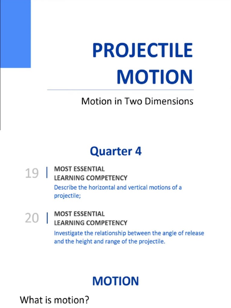 Projectile Motion and UAM | PDF | Acceleration | Theory Of Relativity