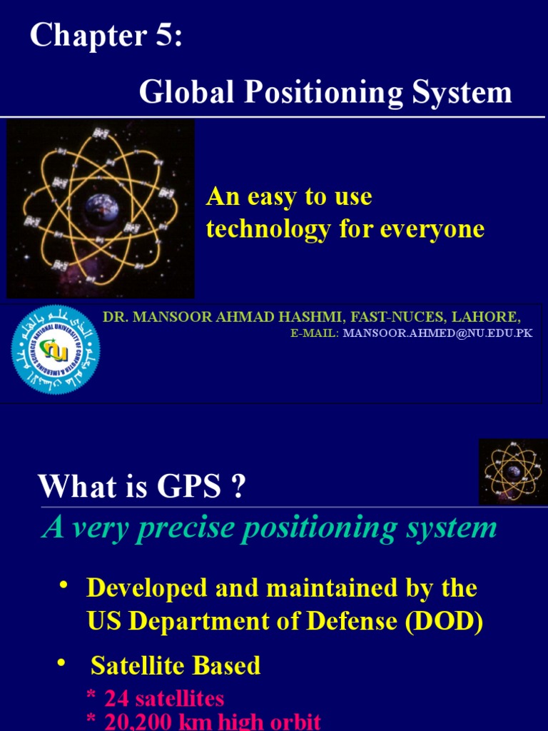 Chapter 5-Global Positioning System | PDF | Global Positioning System | Wireless