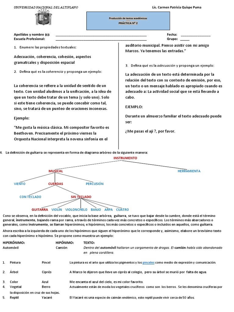 Hoja de Práctica 2.1 | PDF | Las artes escénicas