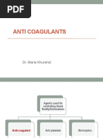 Transition of Anticoagulants 2016: From To Action | PDF | Hematology ...