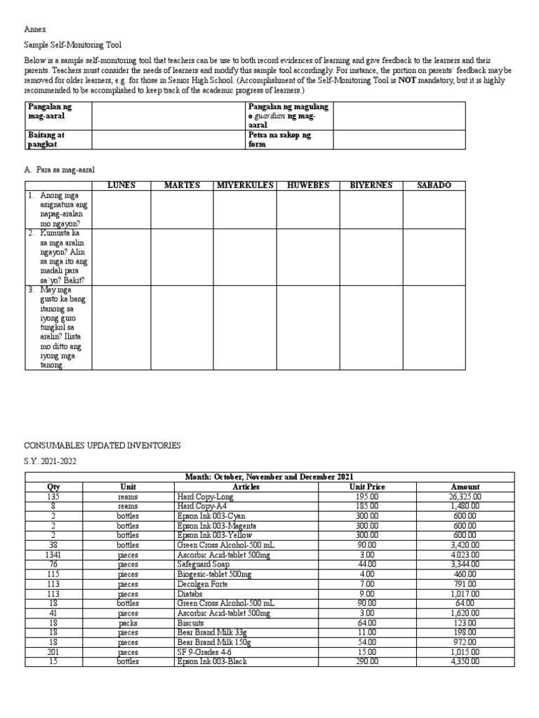Annex | PDF | Learning | Cognition