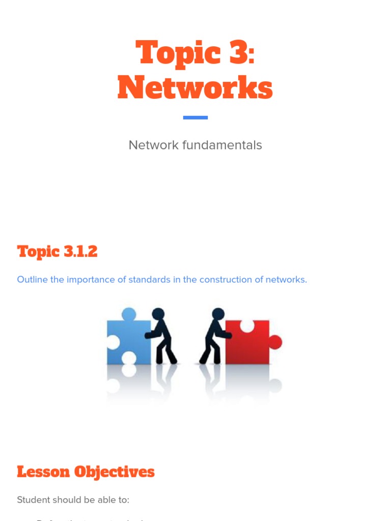 Topic 3: Networks: Network Fundamentals | PDF | Internet Protocol Suite | Osi Model