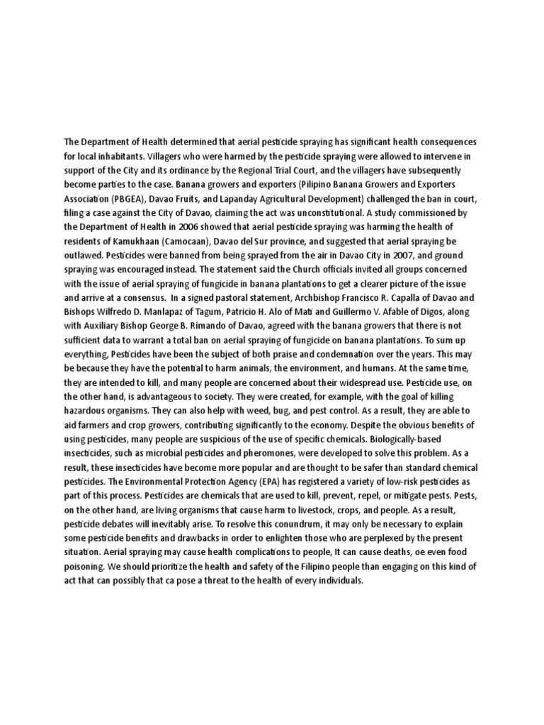 Aerial Spraying | PDF | Pesticide | Agriculture