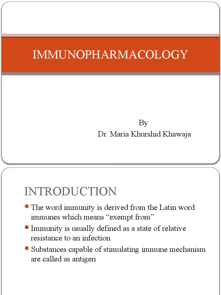 IMMUNOMODULATORS | PDF | Immune System | Antibody