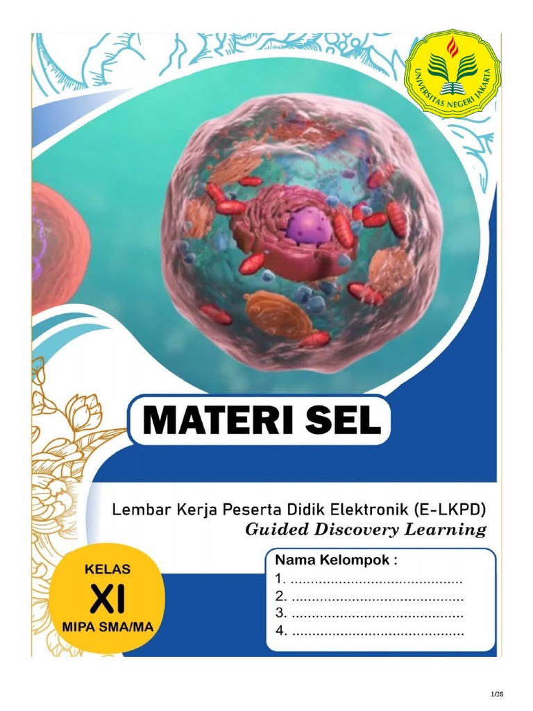 LKPD Materi Sel Kelas Xi Mipa | PDF