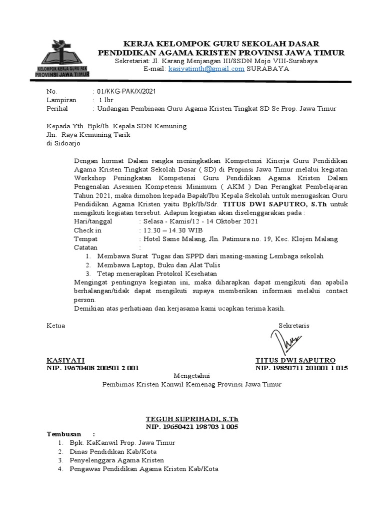 Undangan Workshop 2021 | PDF