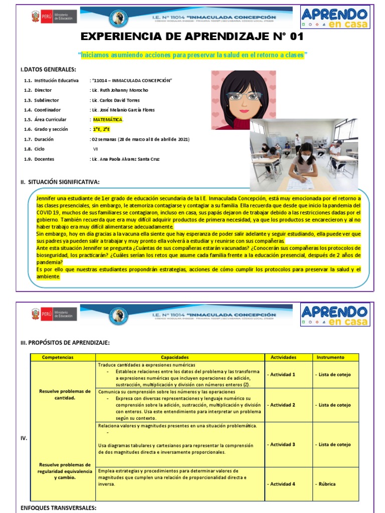 EDA1 Mate 1°-2° | PDF