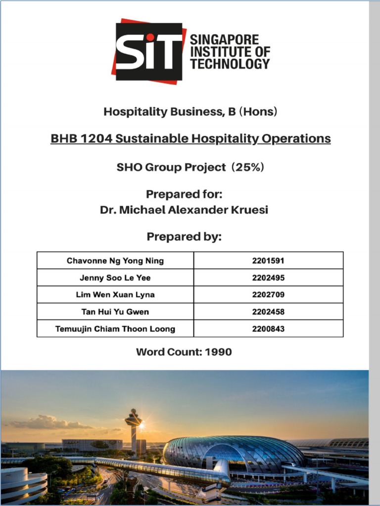 Bhb1204 Sho Group Project 1 - s1 | PDF | Sustainability | Recycling