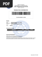 LTO OR Registration | PDF