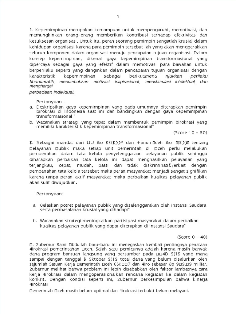 Dokumen - Tips - Contoh Soal Diklat Pim II | PDF