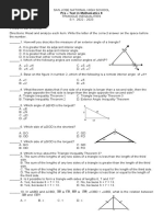 Hinge Theorem Worksheet 5.6 | PDF | Teaching Mathematics | Mathematical ...