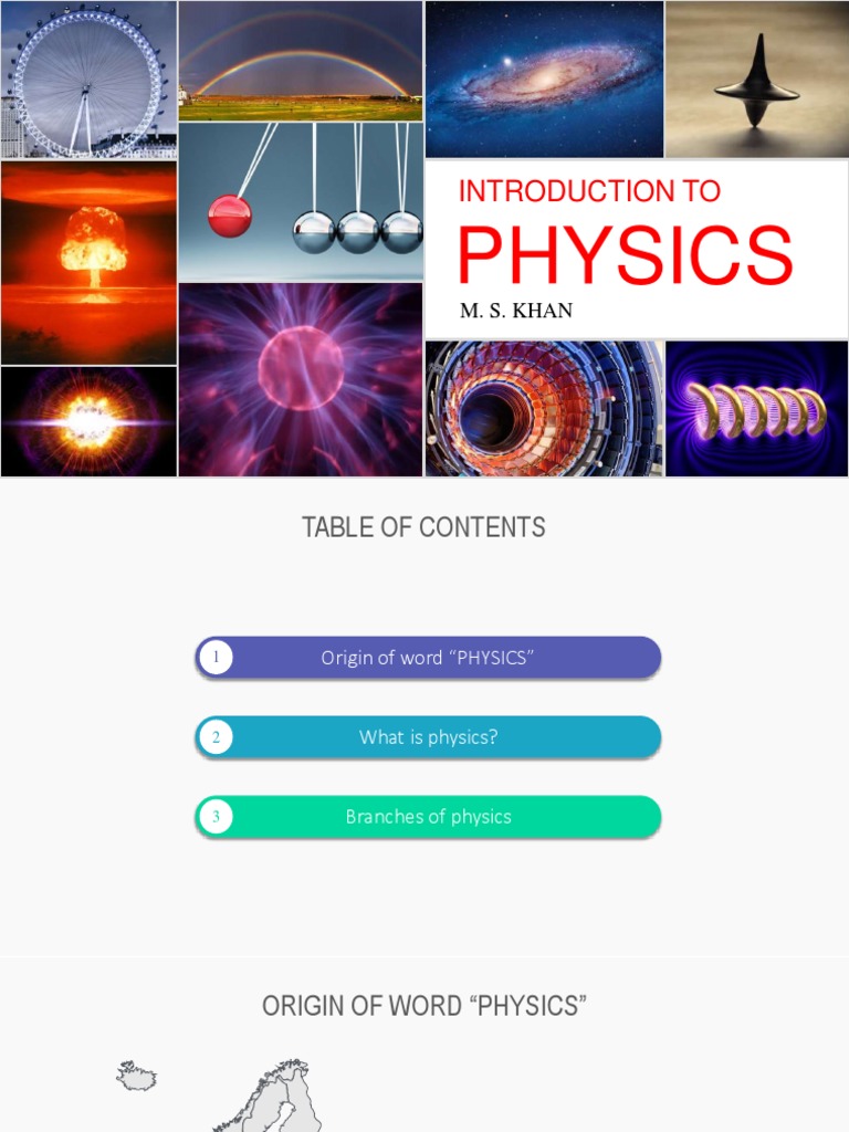 Introduction To Physics | PDF | Physics | Mechanics