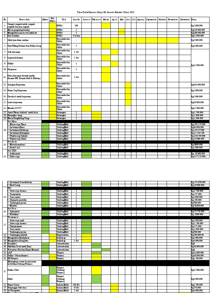 Time Table 2023 | PDF