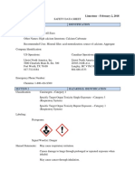 Limestone MSDS and Safety Information | PDF | Chemistry | Chemical Substances