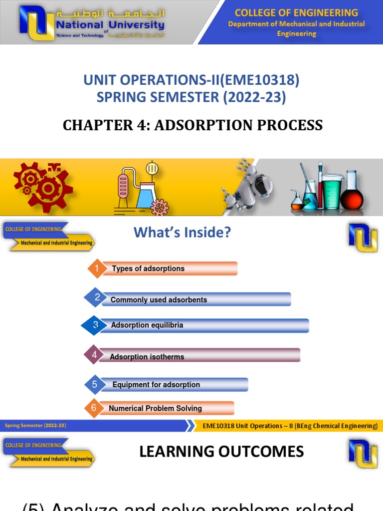 UO-II Chapter 4 (Adsorption) | PDF | Adsorption | Phases Of Matter