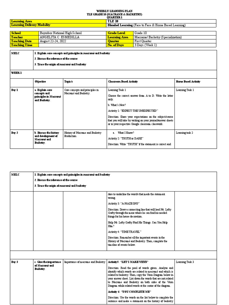 Q1 WLP ACEsmedilla 2022 23 | Download Free PDF | Behavior Modification ... Q1 WLP ACEsmedilla 2022 23 | Download Free PDF | Behavior Modification ...