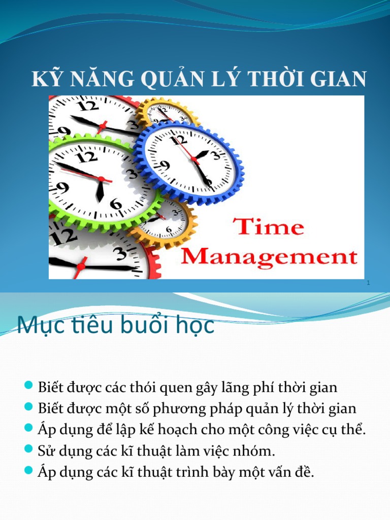 B4 Ky Nang Quan Ly Thoi Gian Lap Ke Hoach Pdf