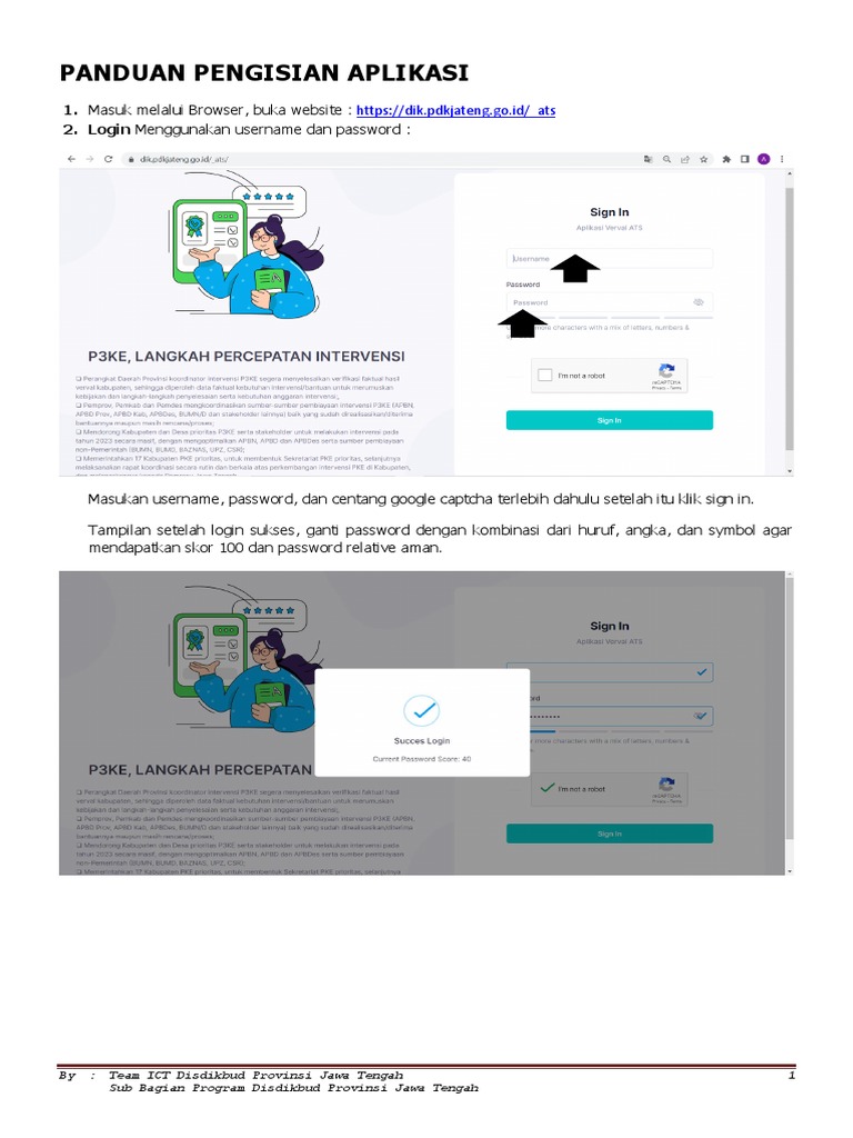 Panduan Pengisian | PDF