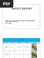 Defect List Format | PDF | Computing | Computing And Information Technology