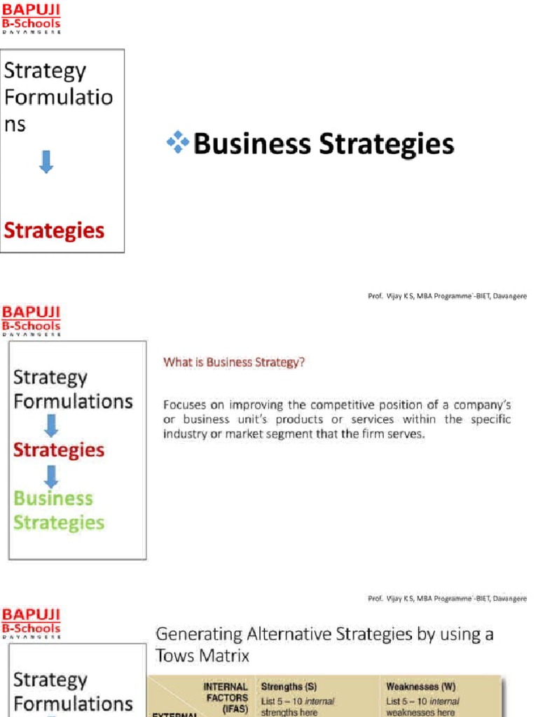 Business Level Strategies | PDF Business Level Strategies | PDF